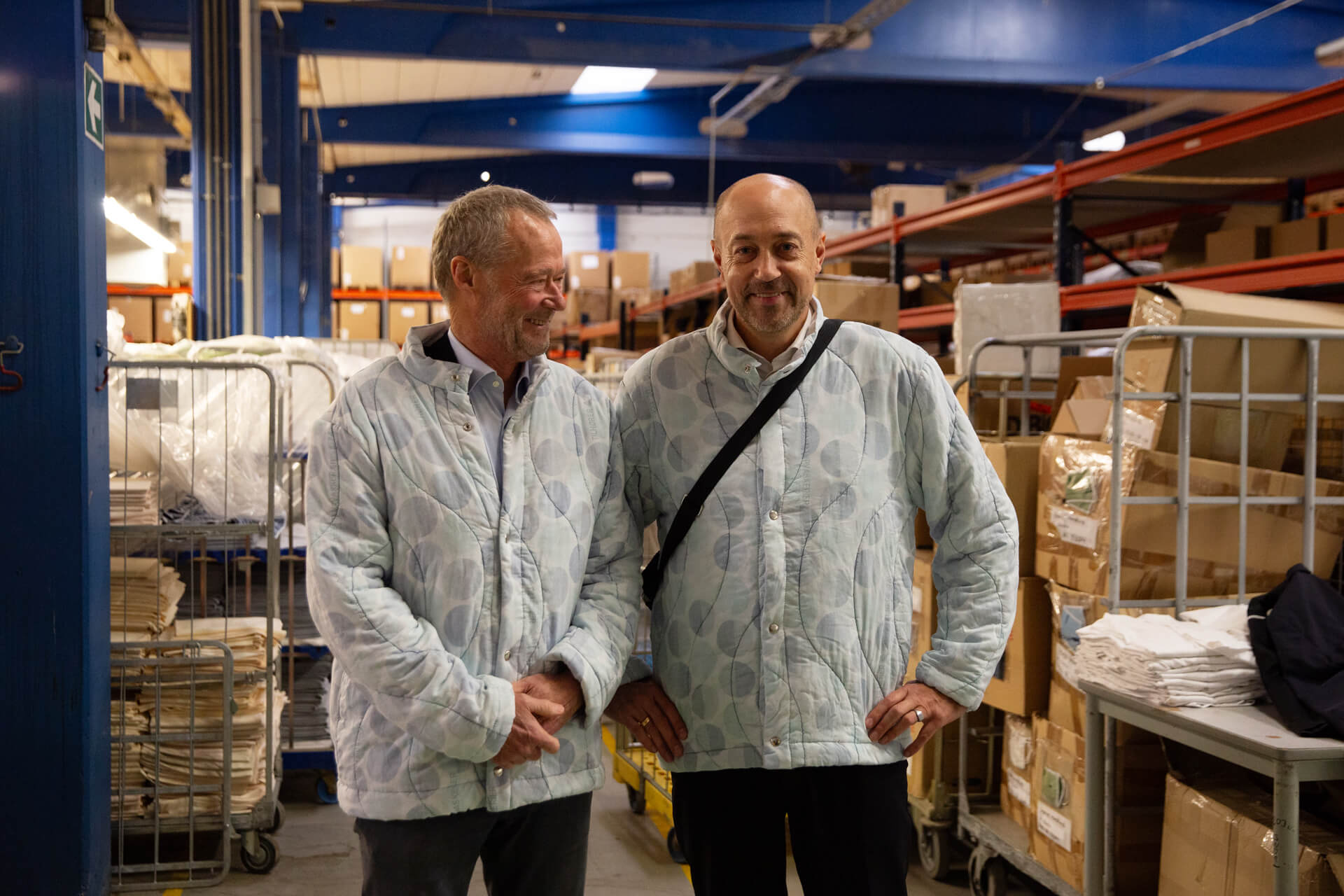 Danmarks miljöministern besökte Textilia upcy - Textilia